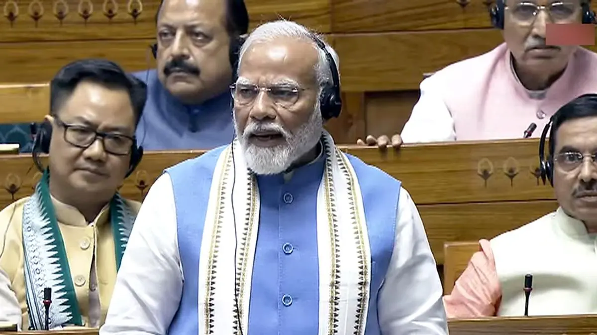 Opposition spreading lies on EVMs, Constitution, Rafale, HAL, LIC, banks: PM in Lok Sabha - The ...