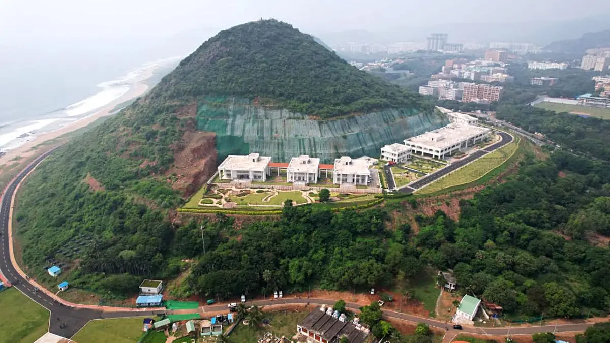 A curious case of ₹500 crore palace of Jagan Reddy in Rushikonda, Vizag - The Hindu BusinessLine
