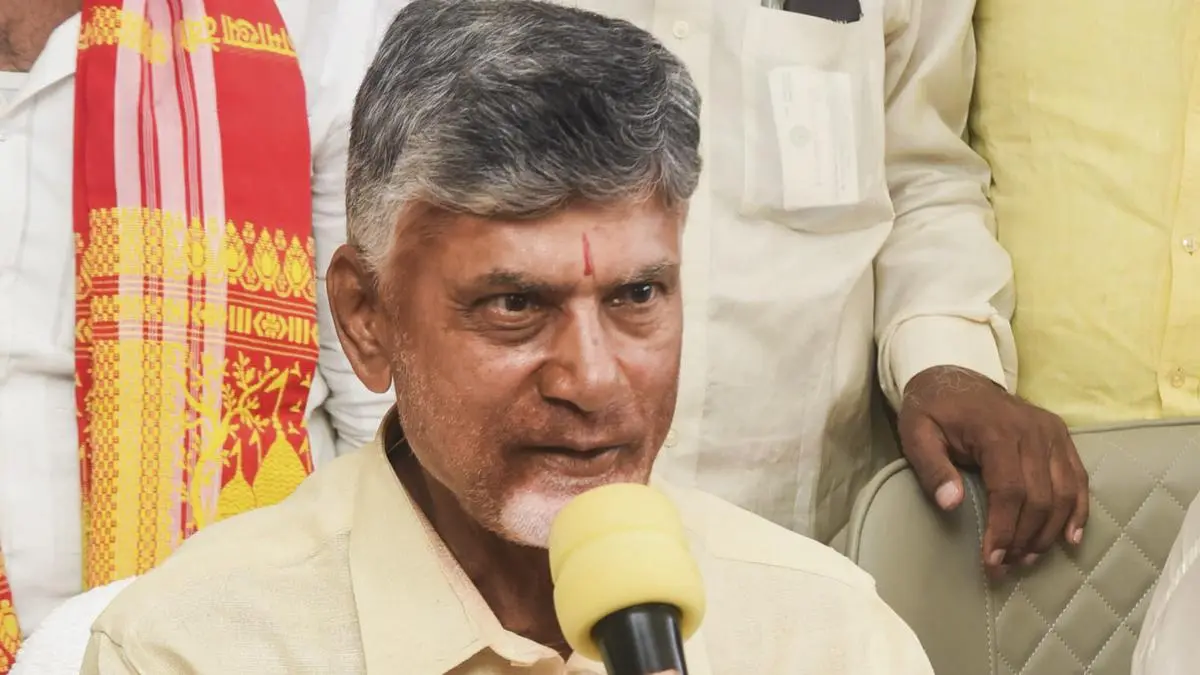 Chandrababu Naidu assumes charge as AP CM, signs on 5 key files - The HinduBusinessLine