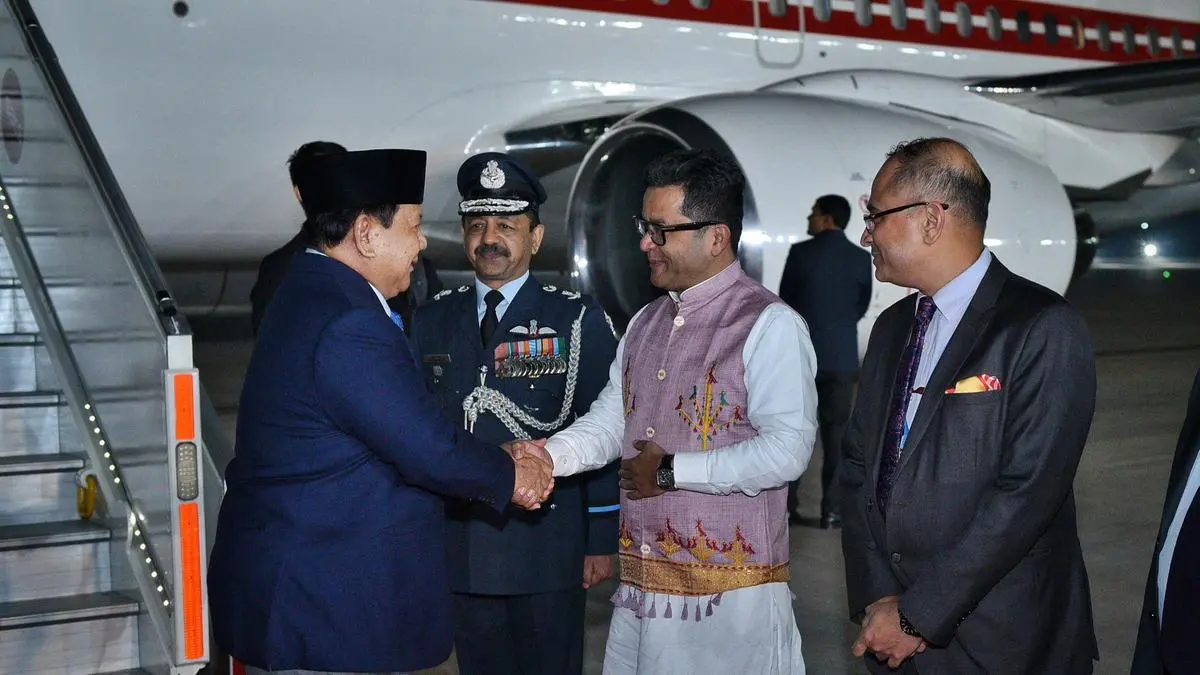 Indonesian President Subianto arrives in India for four-day official ...