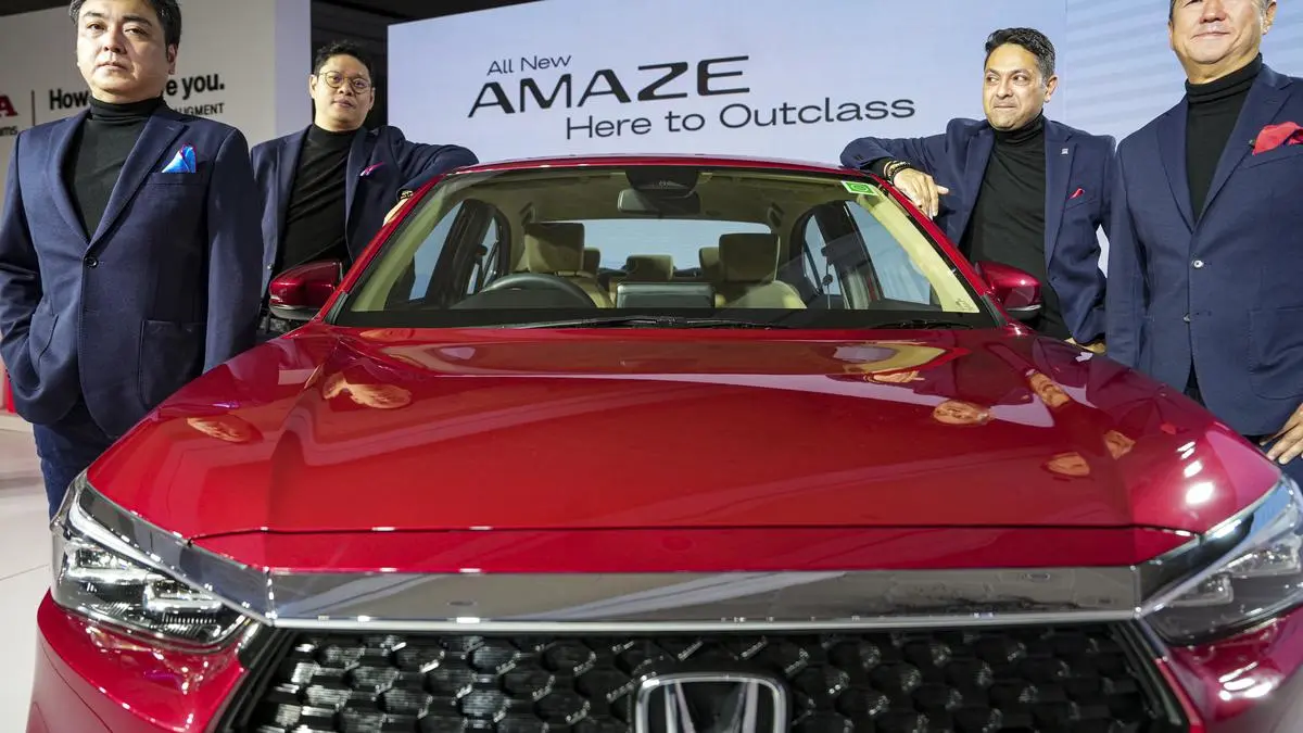 New 3rd-Gen Honda Amaze launches in India, prices from ₹7.9 to ₹10.89 lakh - The HinduBusinessLine