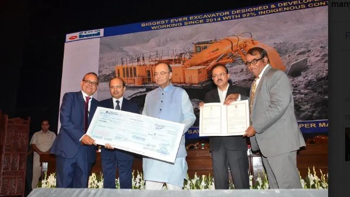 BEML bags award for excellence - The HinduBusinessLine